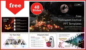 Halloween Festival PowerPoint Templates for free