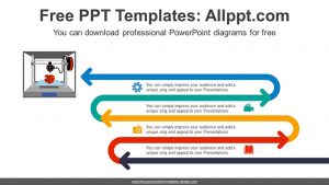 Snake Wave Arrows PPT Diagram for free