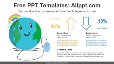 World Earth Day PowerPoint Diagram for free